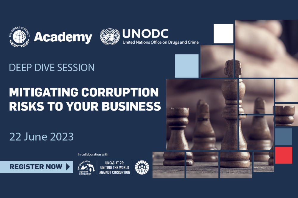 Deep Dive Session | Mitigating corruption risks to your business - Global Compact Network Austria