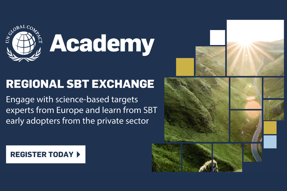 SBTi Sector Exchanges Series 2024 - Global Compact Network Austria